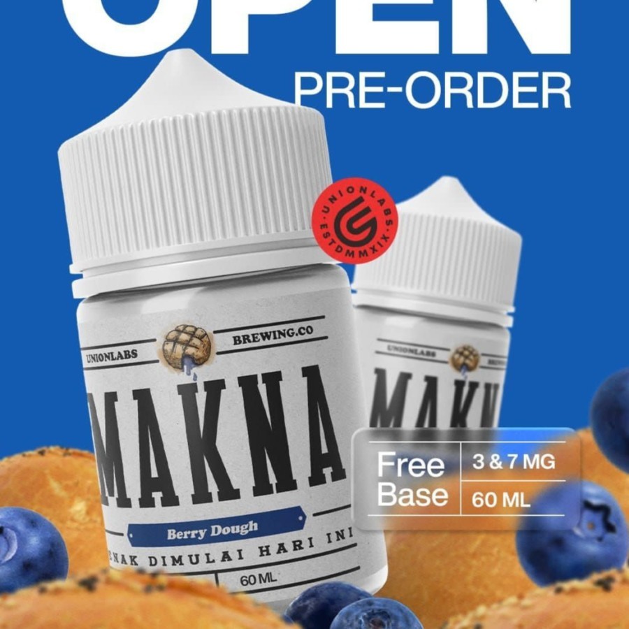 Jual Makna Berry Dough 60ML by Union Labs - Liquid Makna Berry | Shopee ...