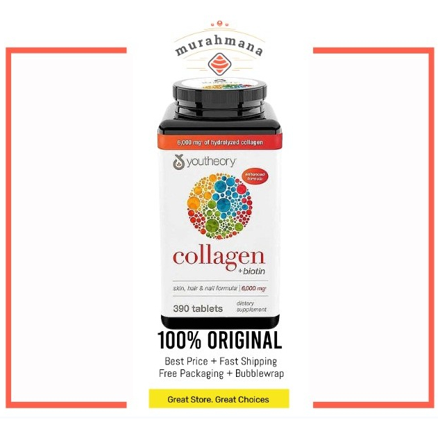 Jual Youtheory Collagen with Vitamin C, Advanced Hydrolyzed Formula ...