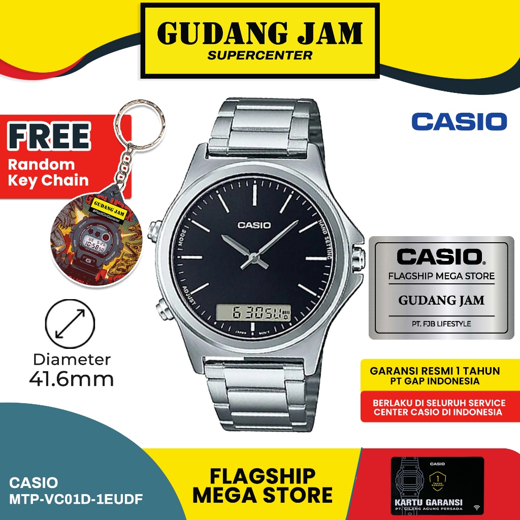 Jual Jam Tangan Casio MTP-VC01D-1EUDF MTP-VC01D MTP-VC01 MTPVC01D MTP ...