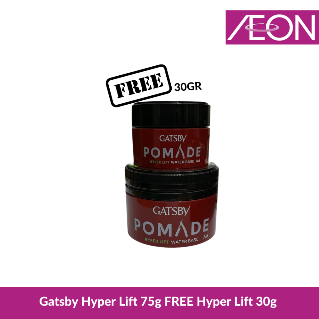 Jual Gatsby Hyper Lift 75g FREE Hyper Lift 30g | Shopee Indonesia