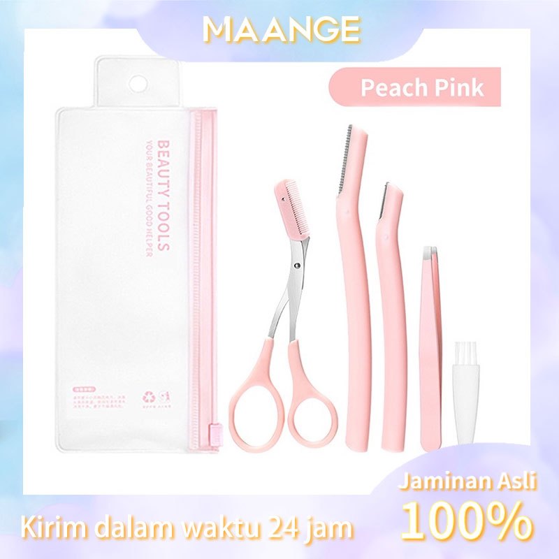 Jual MAANGE 6PCS Pemangkas Alis Pengikis Rambut Alis Gunting Alis ...