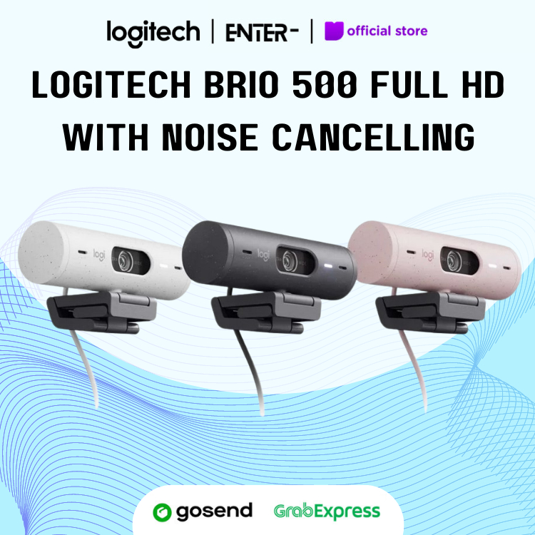 Jual Webcam Logitech Brio 500 Full HD HDR dan Noise Cancelling | Shopee ...