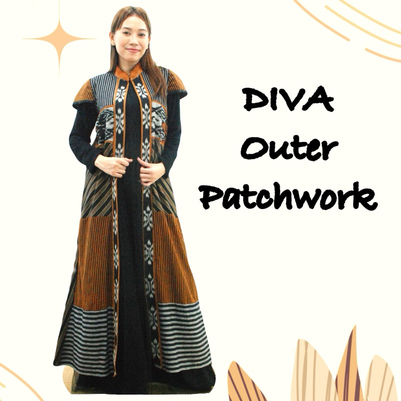 Jual Diva outer patchwork by lavanya | Shopee Indonesia