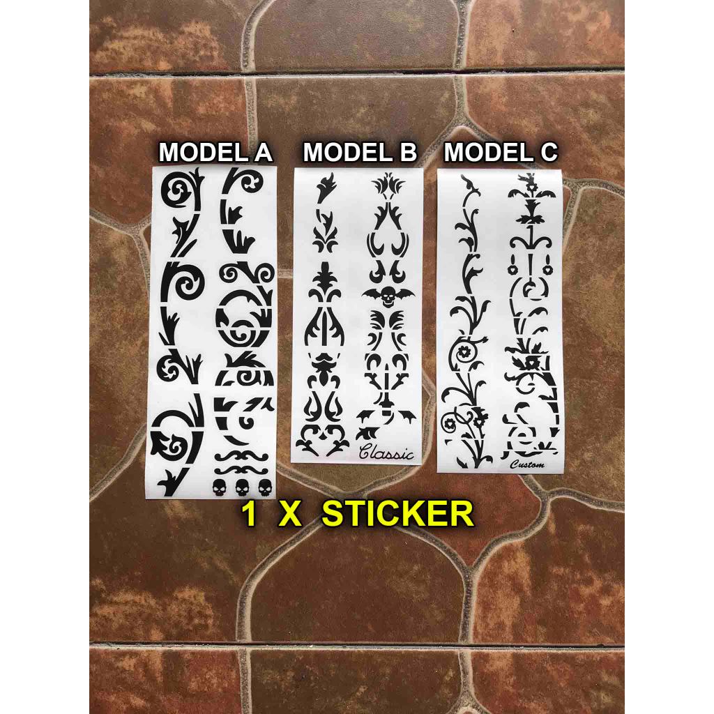 Jual Flower Vine Gitar Sticker Inlay Tree Of Life Fingerboard Akustik ...