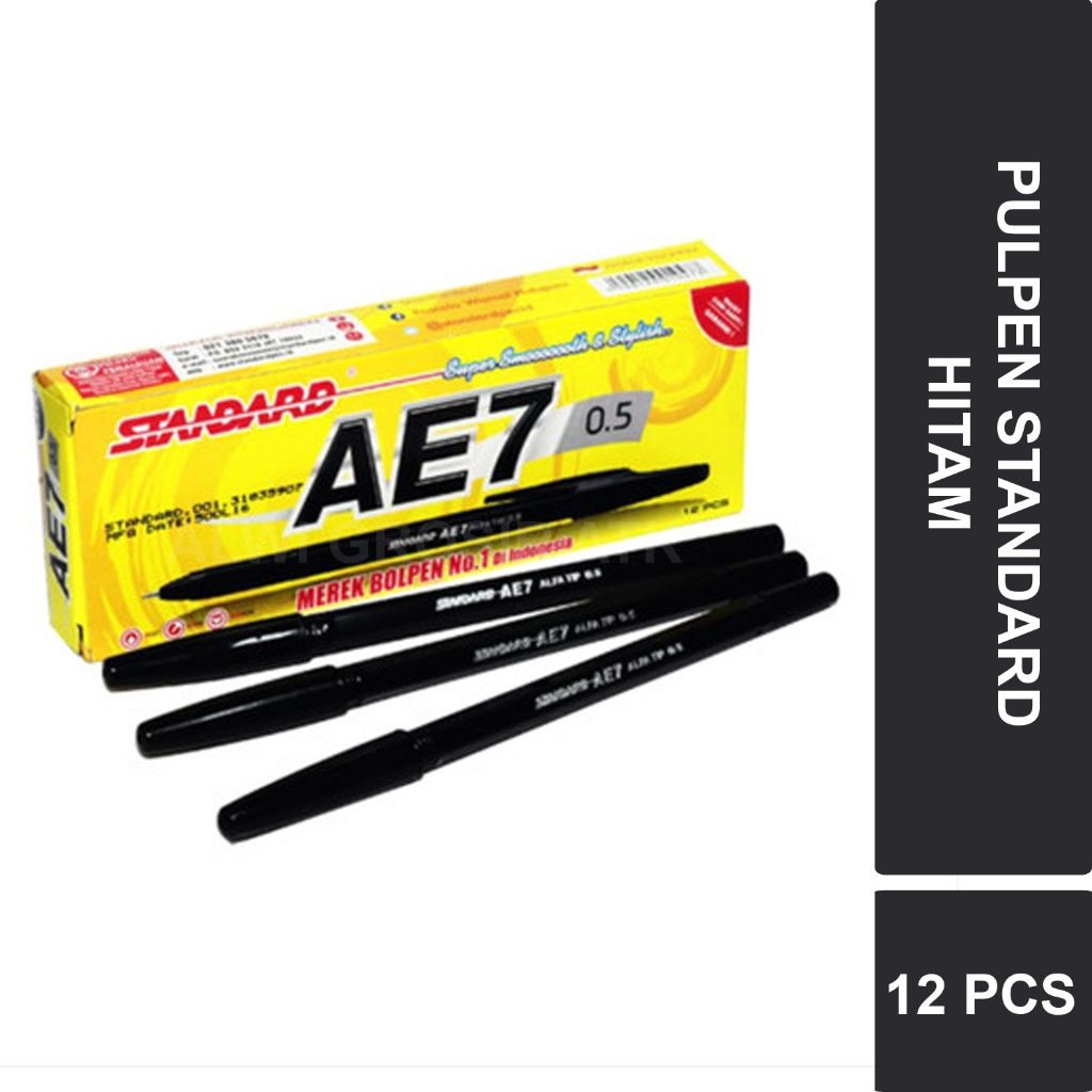 Jual PULPEN STANDARD AE7 1 KOTAK ISI 12 PCS | Shopee Indonesia