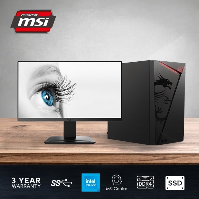 Jual MSI DESKTOP PC - OFFICE & STUDY | Intel i5-11400 | 8GB | SSD 480GB ...