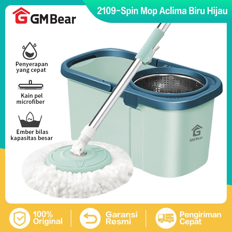 Jual GM Bear Pel Lantai Praktis 2109 - Spin Mop Aclima Pel Lantai Spin Mop | Shopee Indonesia