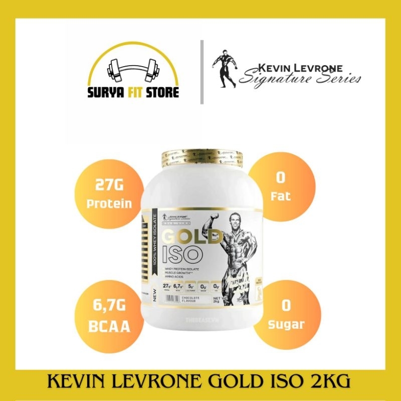 Jual Kevin Levrone Gold Iso 2 Kg 4.4lbs Whey Protein Isolate | Shopee ...
