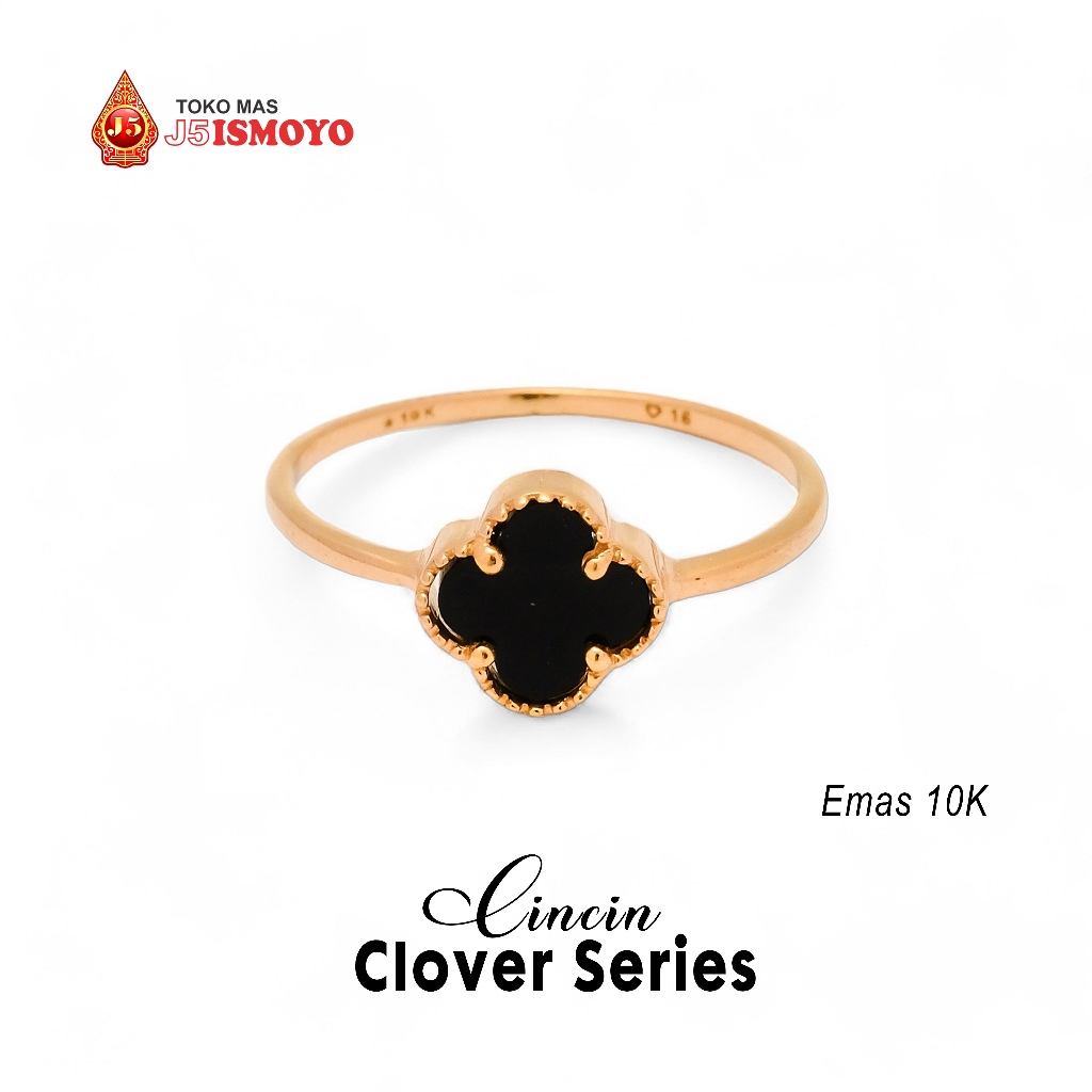 Jual Cincin Emas Clover 10K J5Ismoyo | Shopee Indonesia