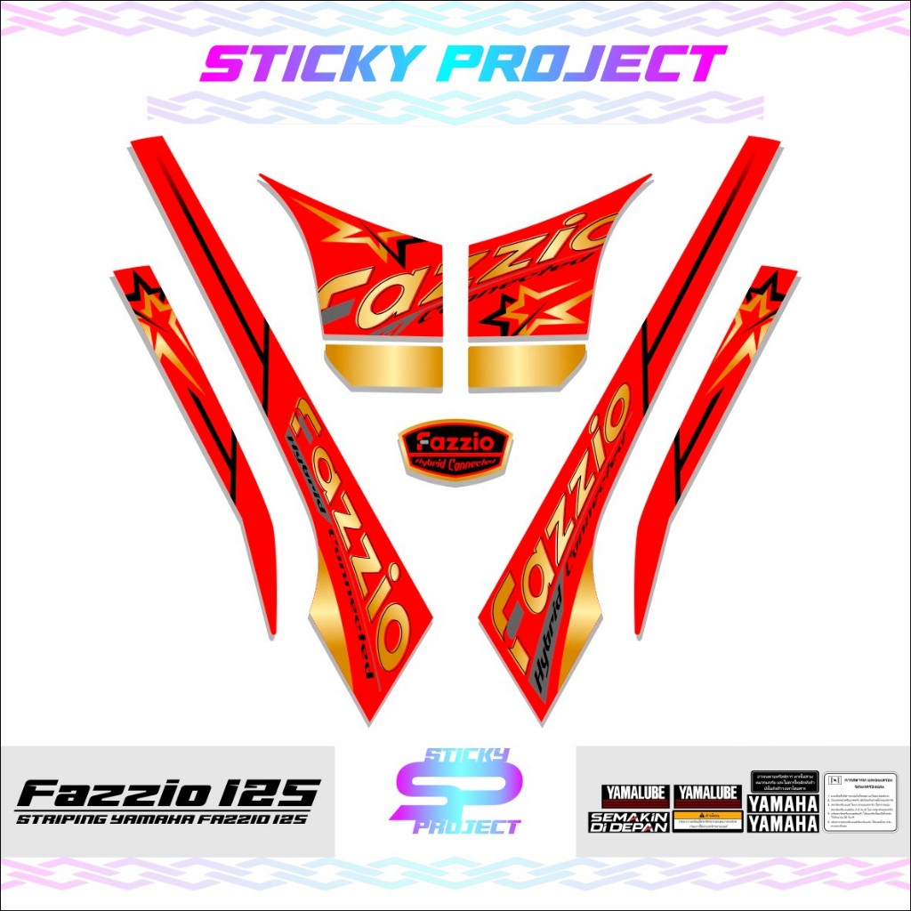 Jual STRIPING FAZZIO / STICKER FAZZIO / MOTIF 18 / FAZIO / FAZZIO STIKER VIRAL 2024 VARIASI ...
