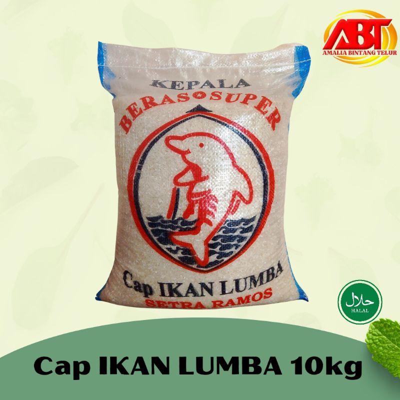 Jual ABT - Beras Pulen Cap Ikan Lumba 10kg Enak,Bersih dan Putih (FRESH ...
