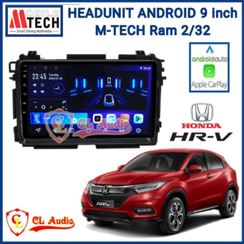 Jual Head Unit Android Mtech Sigma Lite 9 Inch Honda HRV Ram 2/32GB ...