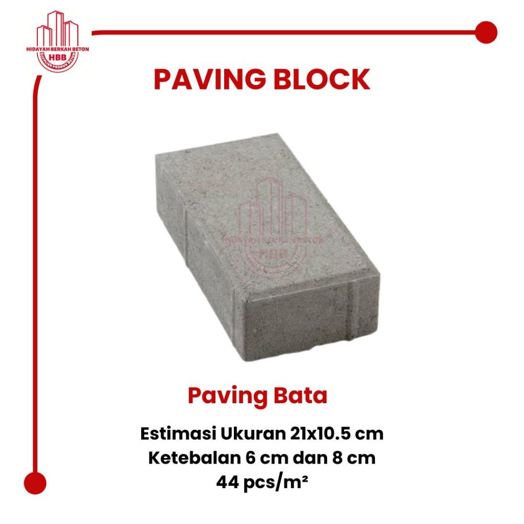 Jual PAVING BLOCK CONBLOCK [MINIMAL ORDER 50 M2] | Shopee Indonesia