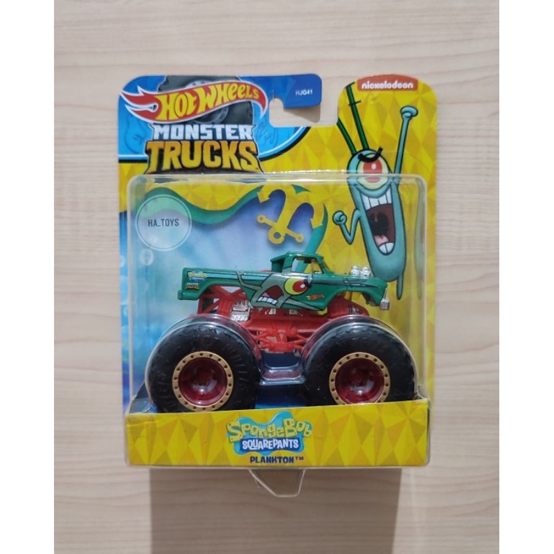 Jual Hot Wheels Monster Trucks Plankton Character | Shopee Indonesia