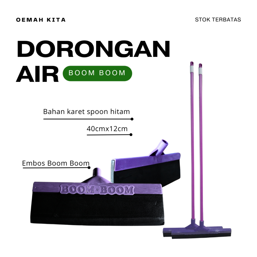 Jual Dorongan Air Lantai BOOM-BOOM CLEAN | Wiper Lantai | Pembersih ...