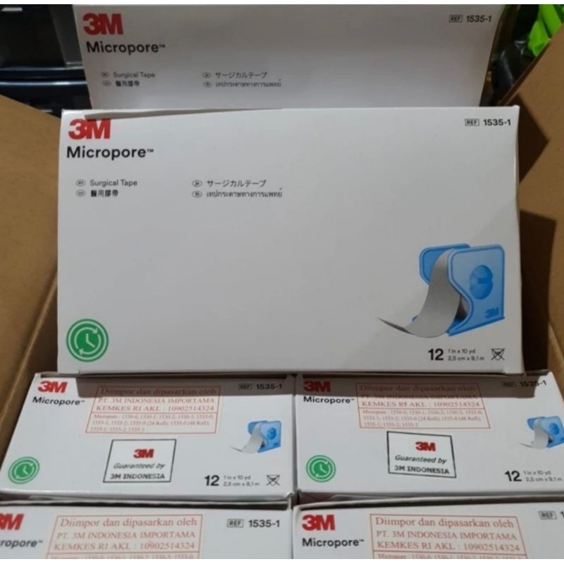 Jual Micropore 1 inch 3M / Micropor 3M / Plester Luka Satu inch ...