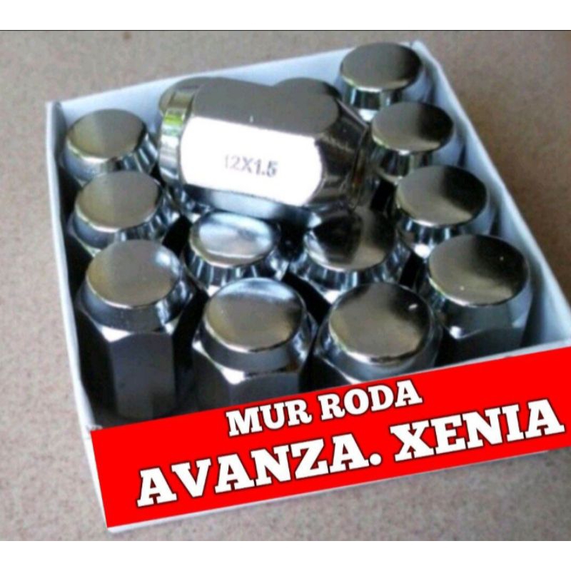 Jual Baut/Mur roda mobil Xenia/Avanza (16 biji) | Shopee Indonesia