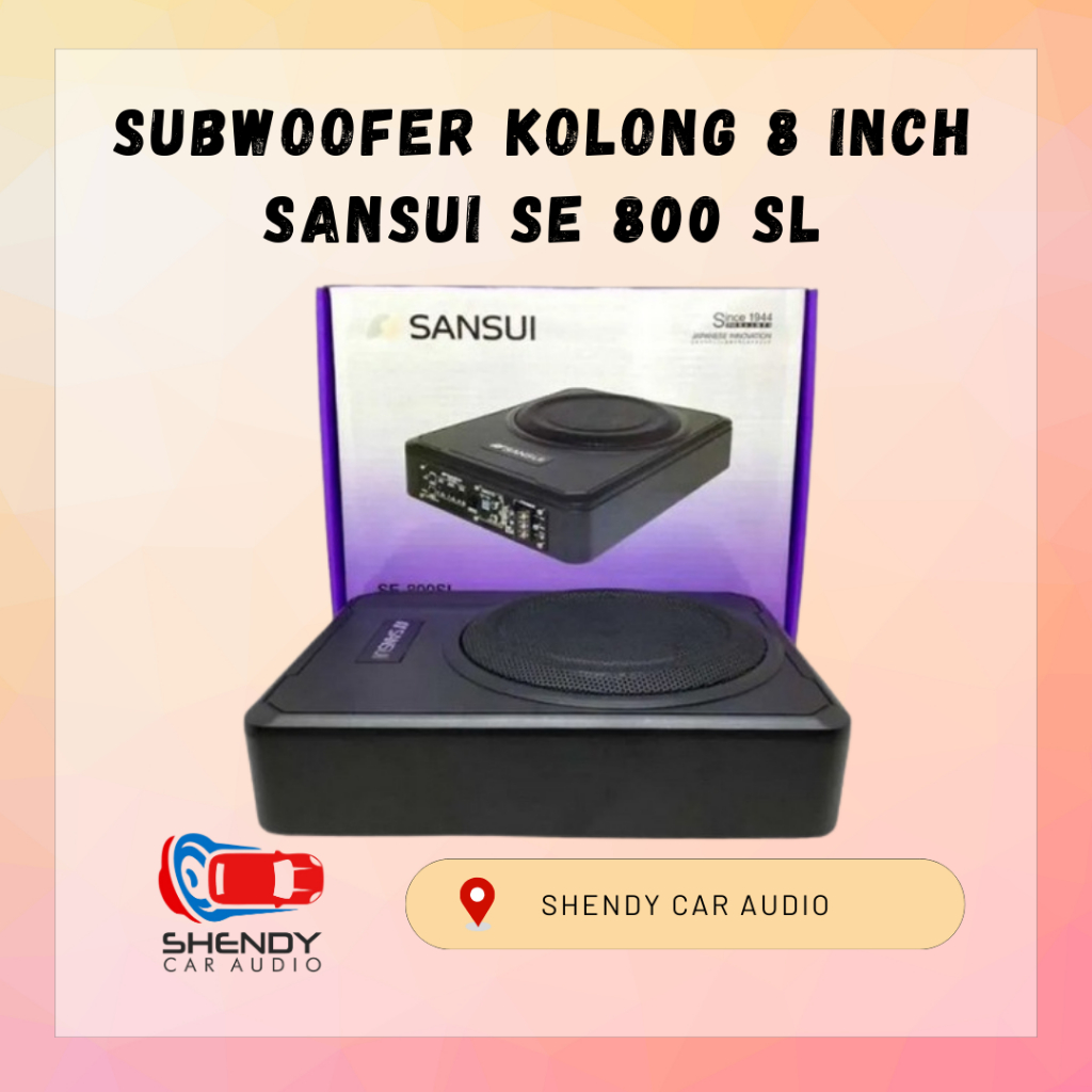 Jual Subwoofer Kolong Sansui SE 800 SL / Sub Kolong New Baby Sansui 8 ...