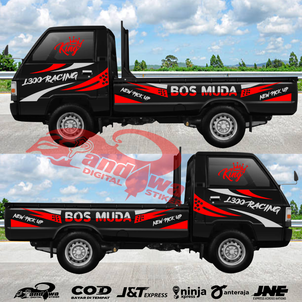 Jual Stiker Cutting Mobil Pickup Mitsubishi L300 Stiker Bos Muda Stiker ... Jual Stiker Cutting Mobil Pickup Mitsubishi L300 Stiker Bos Muda Stiker ...