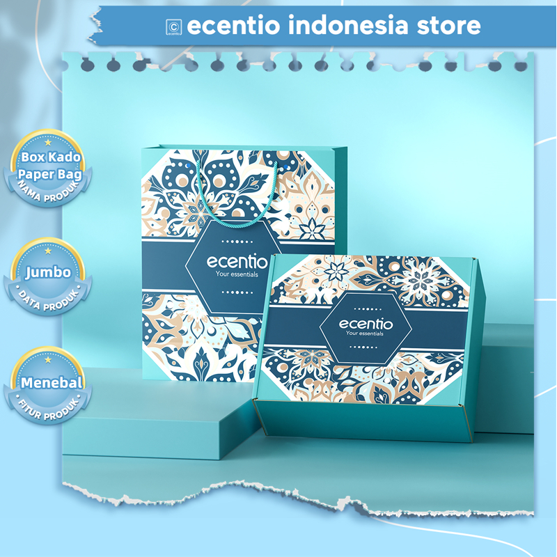 Jual ecentio box kado gift box hardbox paper bag kado kotak kado ...