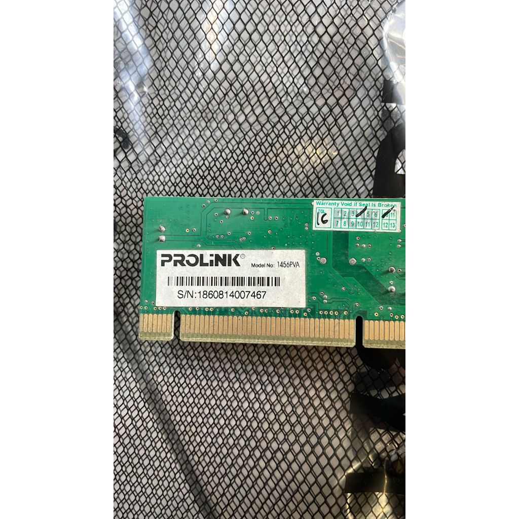 Jual Modem PCI Card Prolink 1456 PVA second | Shopee Indonesia
