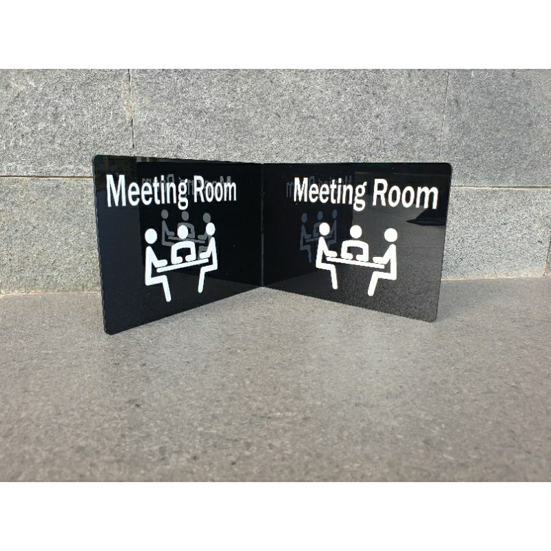 Jual SIGNAGE AKRILIK/SIGNAGE MEETING ROOM/AKRILIK CUSTOM 2 SISI ...