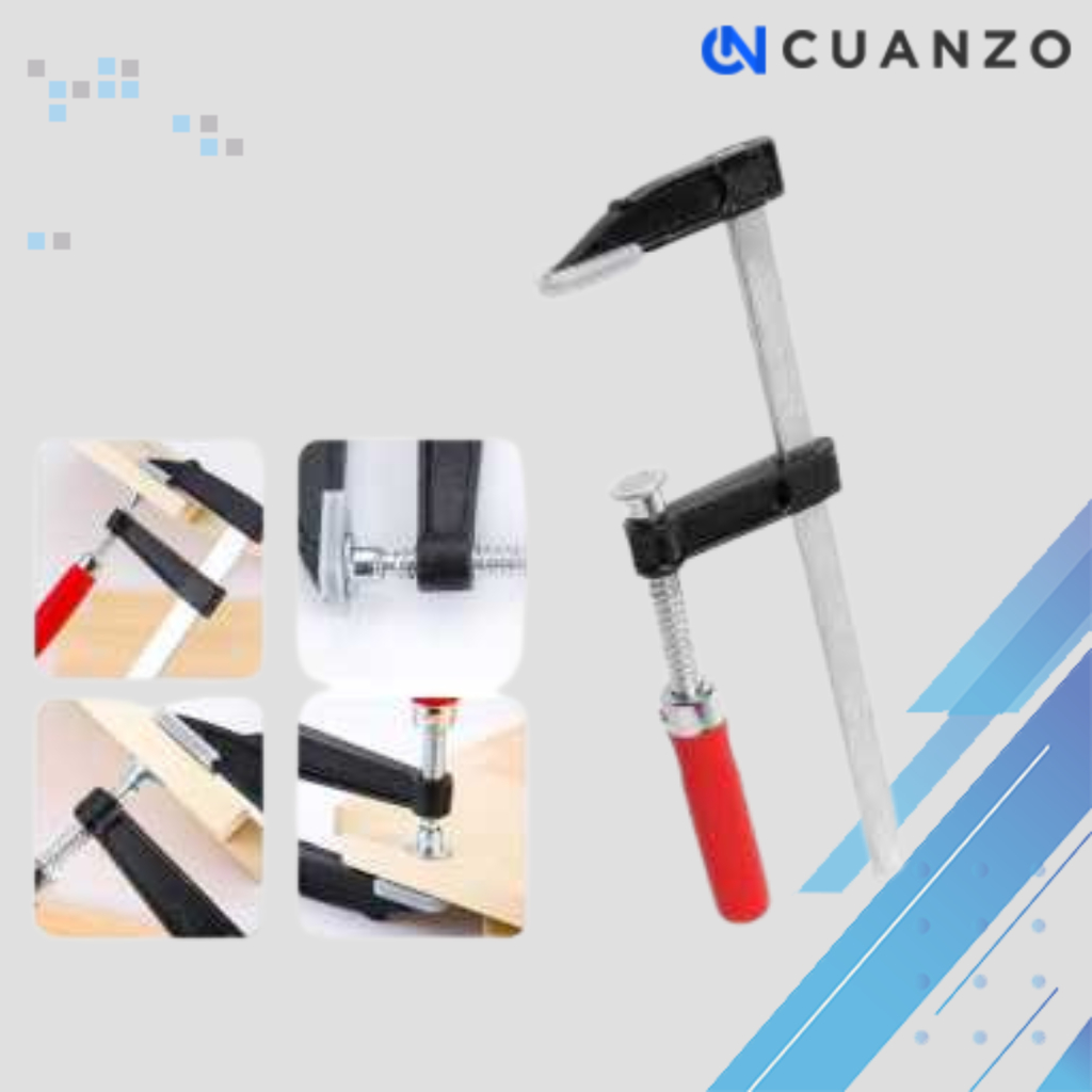 Jual Klem F Clamp Jepit Papan Kayu Heavy Duty Woodworking / Clamp Kayu ...