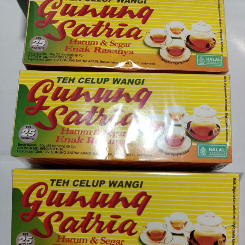 Jual Teh Celup Gunung Satria ktk @25pcs | Shopee Indonesia