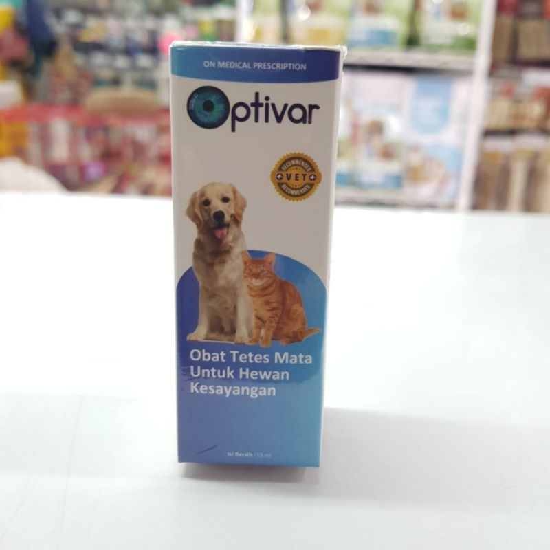 Jual OPTIVAR Pet Eye Drop Tetes Mata Kucing Anjing Tetes Mata Hewan ...
