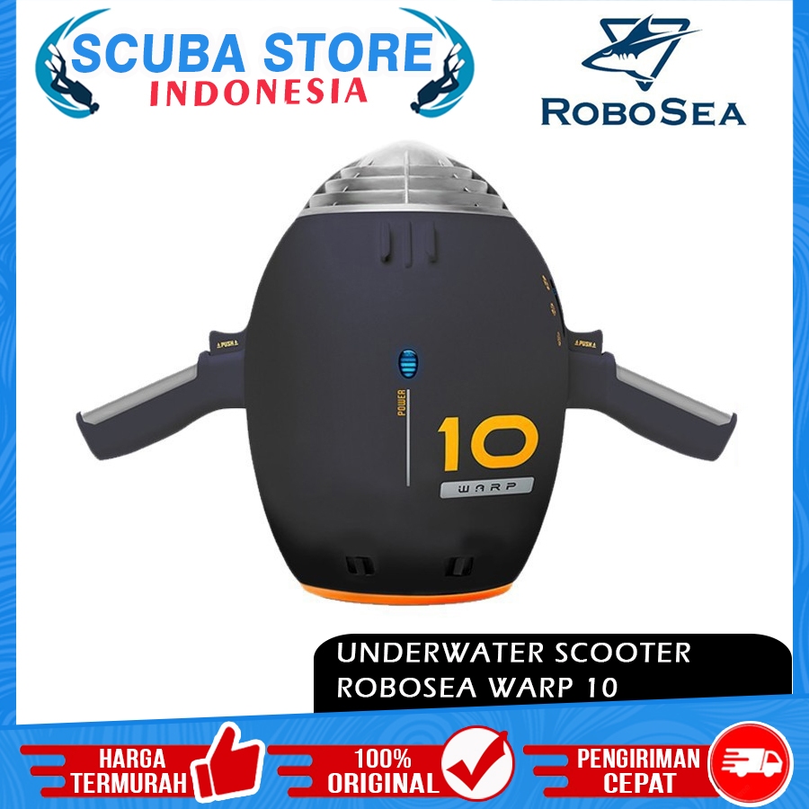 Jual Underwater Sea Scooter Robosea Warp 10 Water Sport Snorkeling Skuter Selam Scuba Diving ...