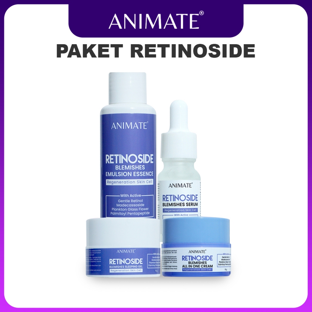 Jual Paket Animate Retinoside Series Regeneration Skin Cell 4in1 ... Jual Paket Animate Retinoside Series Regeneration Skin Cell 4in1 ...