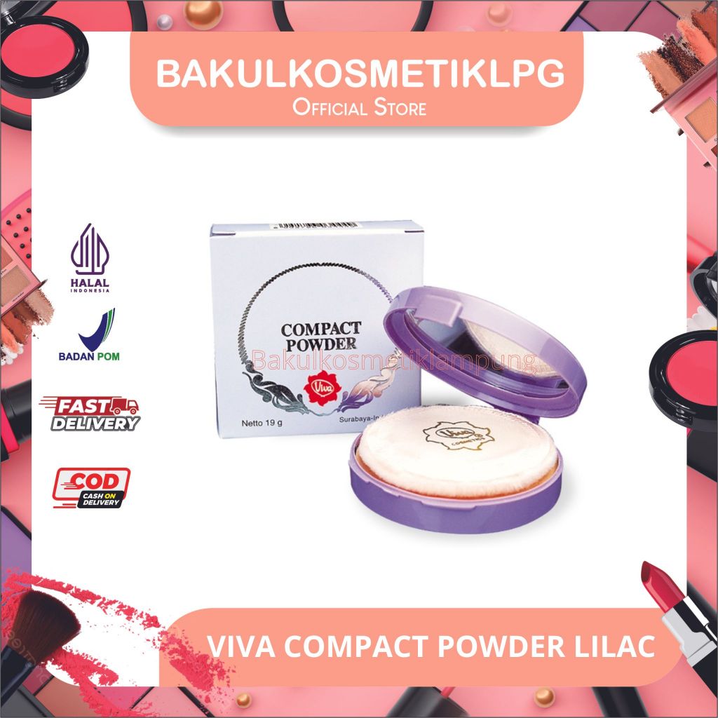 Jual Viva Compact Powder Lilac | Shopee Indonesia