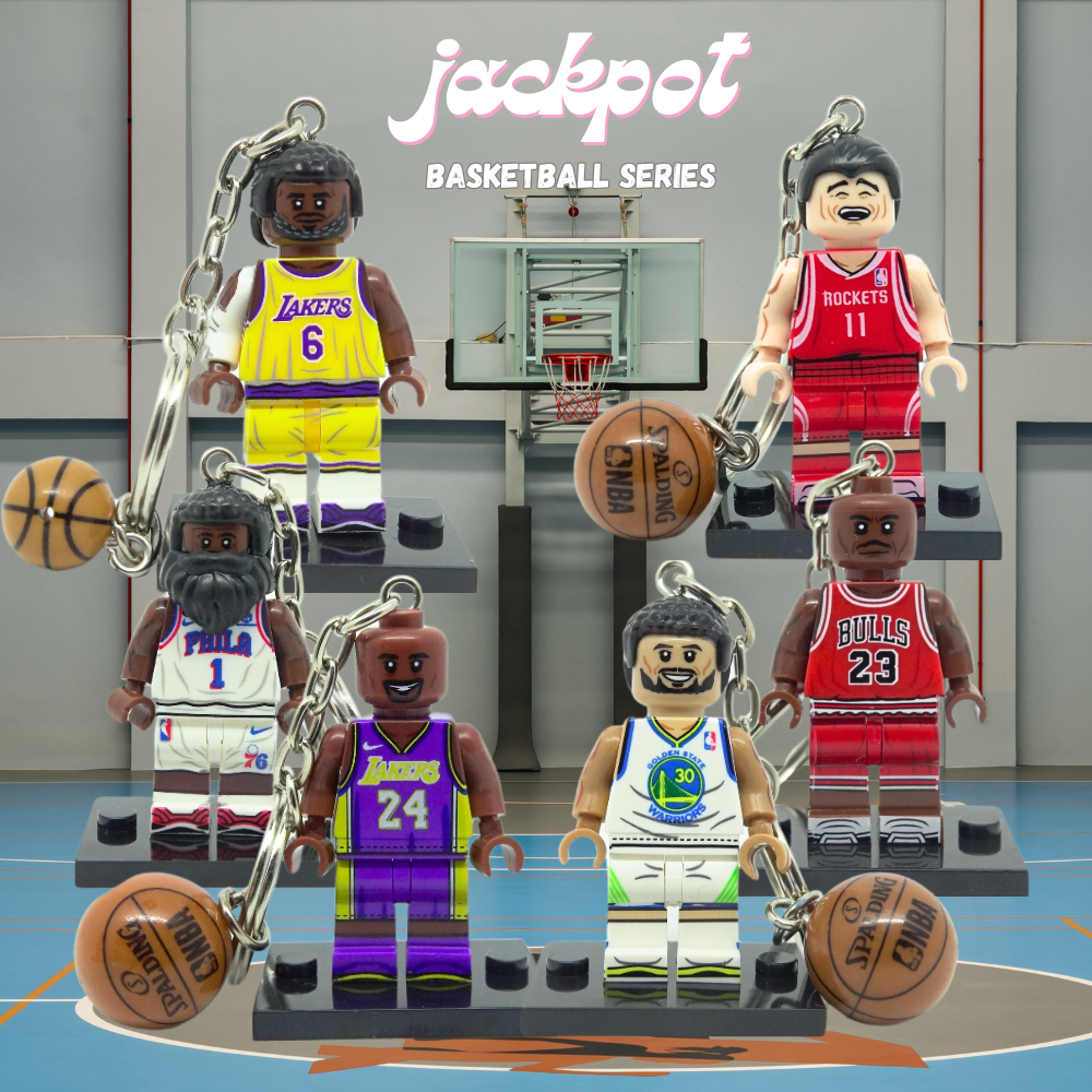 Jual Gantungan Kunci Minifigure Basketball NBA | Basketball NBA ...