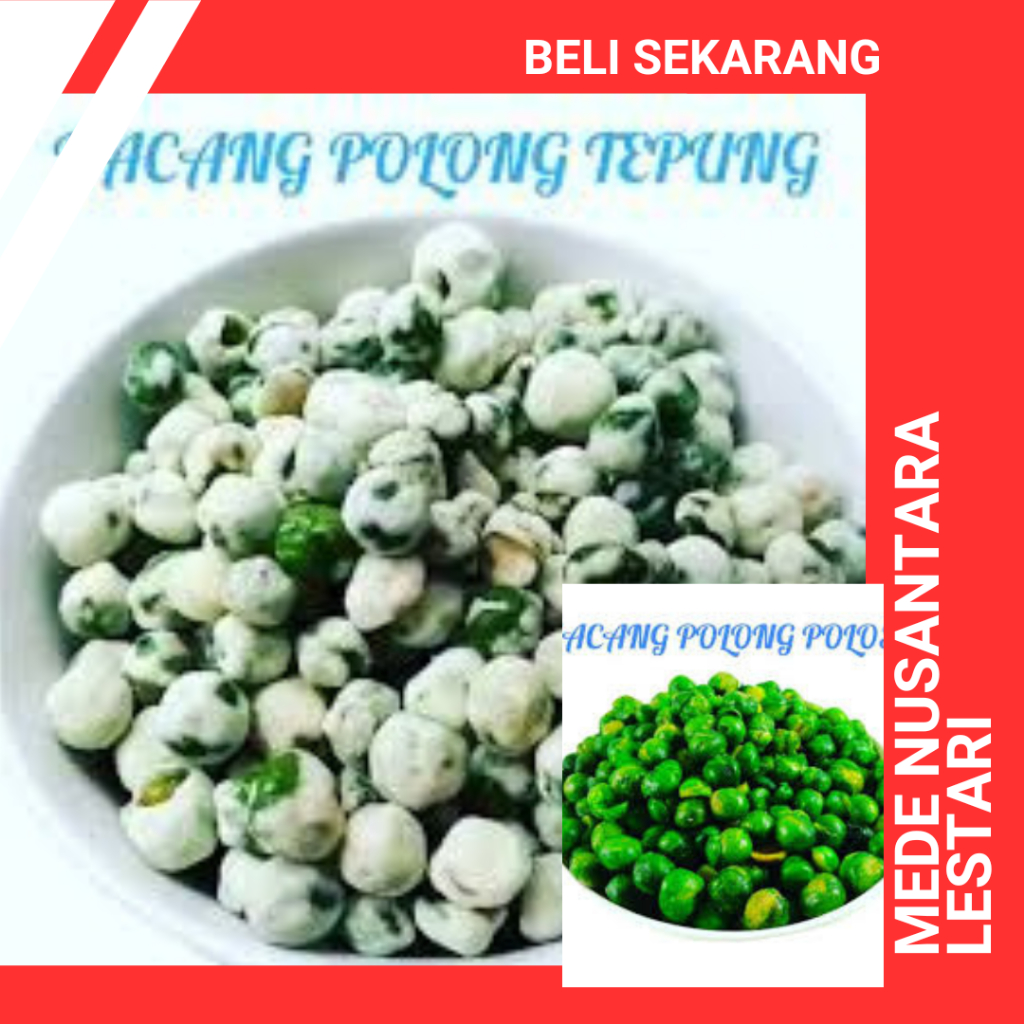 Jual Kacang Polong 500Gram/ Kacang Polong Tepung / Kacang Polong Asin ...