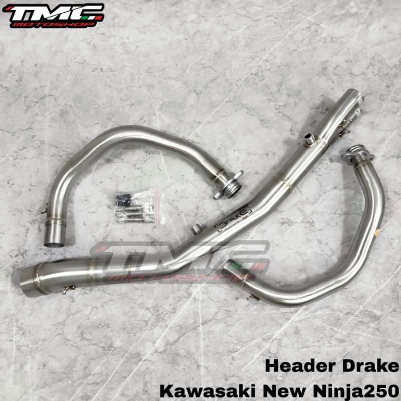 Jual Header Leher knalpot Drake Ninja250 FI New Ninja R25 CBR250RR ...