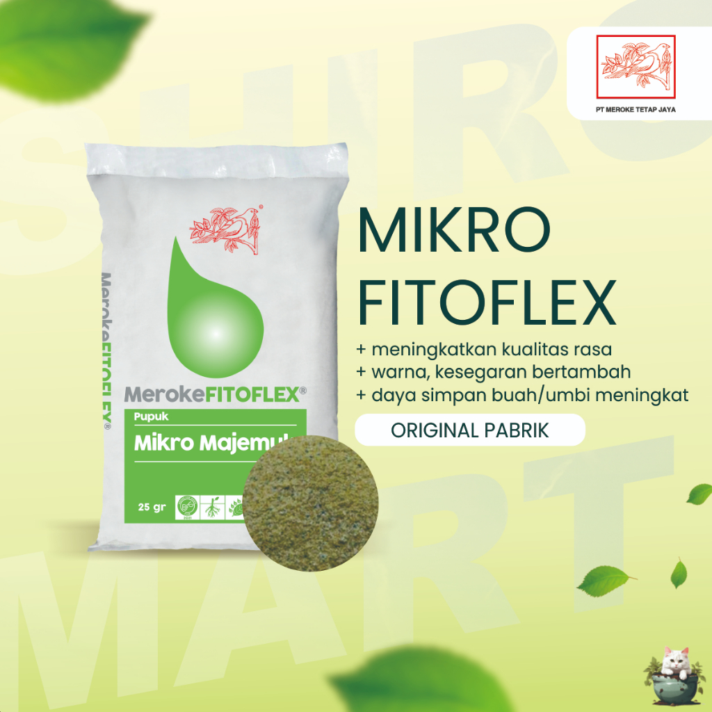 Jual PUPUK MEROKE FITOFLEX 2,5 GRAM SACHET KEMASAN PABRIK NUTRISI ...