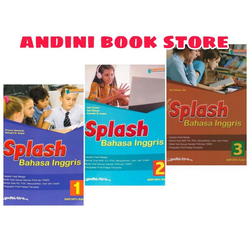 Jual Buku Splash Bahasa Inggris Kelas 7 8 9 Smp Mts Kurikulum Merdeka
