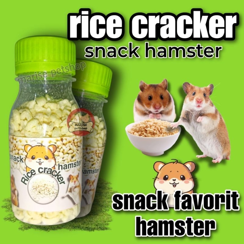 Jual Makanan hamster rice cracker - snack hamster sehat ringan dan ...