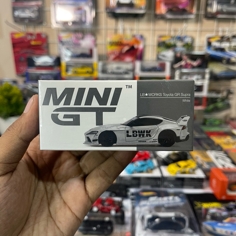Jual Mini GT LB Works Toyota GR Supra - White | Shopee Indonesia