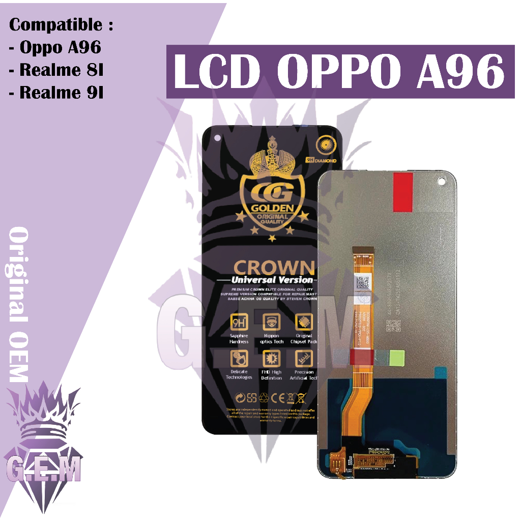 Jual LCD TOUCHSCREEN OPPO A96 REALME 8I 9I NARZO 50 FULLSET COMPLETE ORIGINAL | Shopee Indonesia