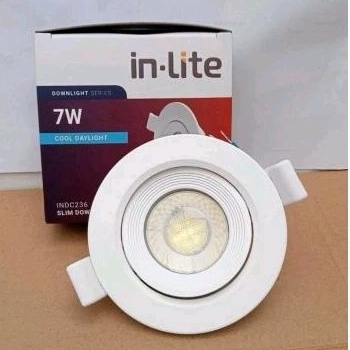 Jual Lampu Downlight Inlite INDC236 7W Inbow/ Lampu Sorot Spotlight COB ...