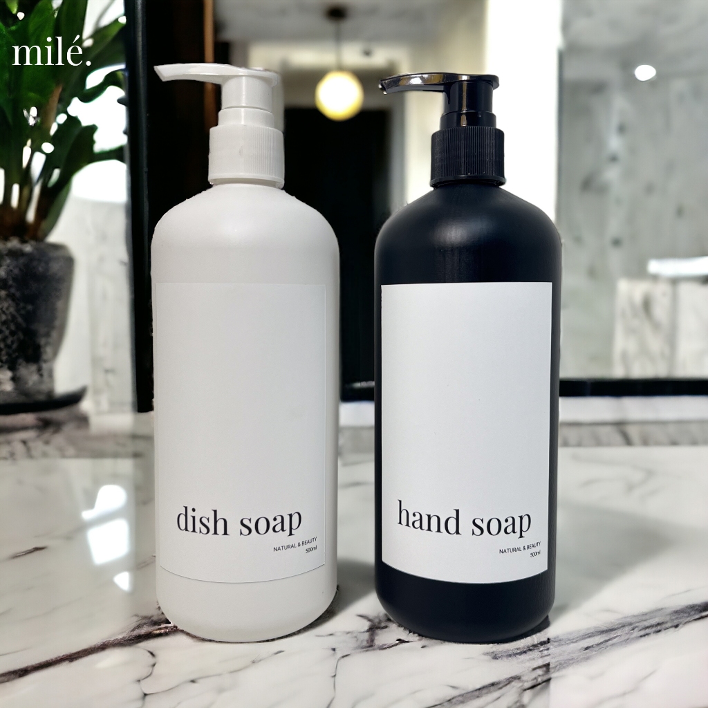 Jual BOTOL SABUN CAIR REFILL PUMP 500ML/ TEMPAT SABUN MANDI WADAH SABUN ...