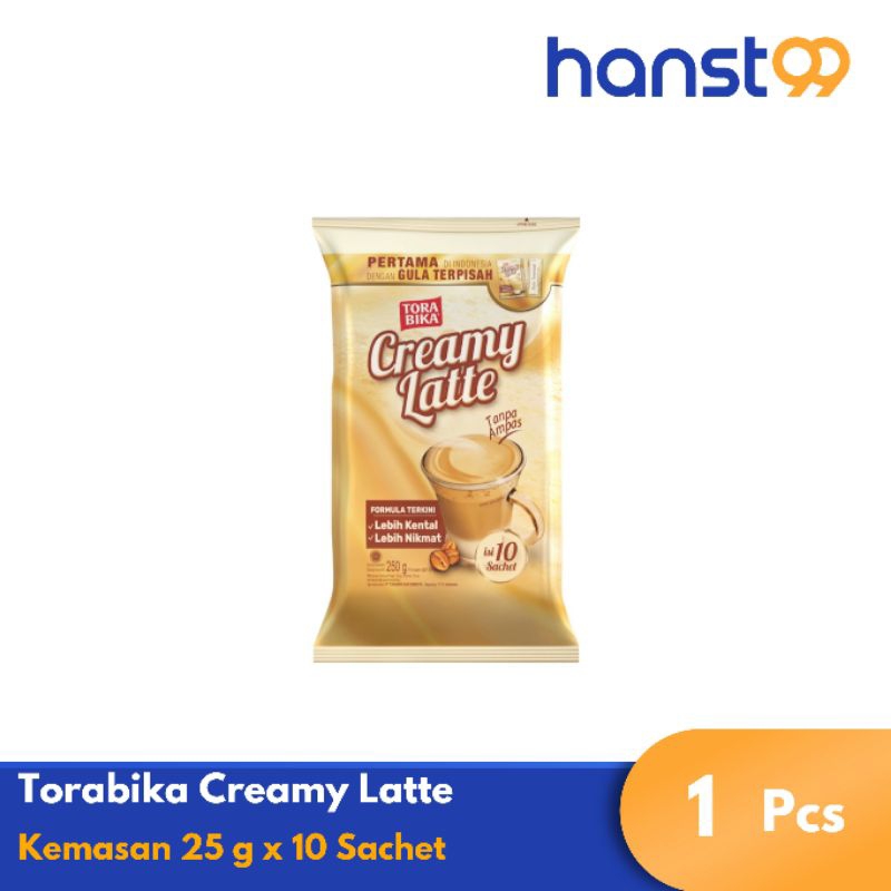 Jual Torabika Creamy Latte 10 Pcs x 25 g | Shopee Indonesia