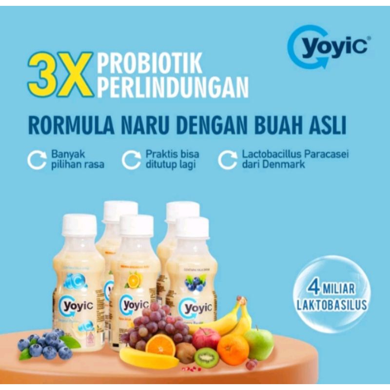 Jual YoyiC 130ml Minuman Susu Fermentasi Yoghurt Rasa Bebas PILIH ...