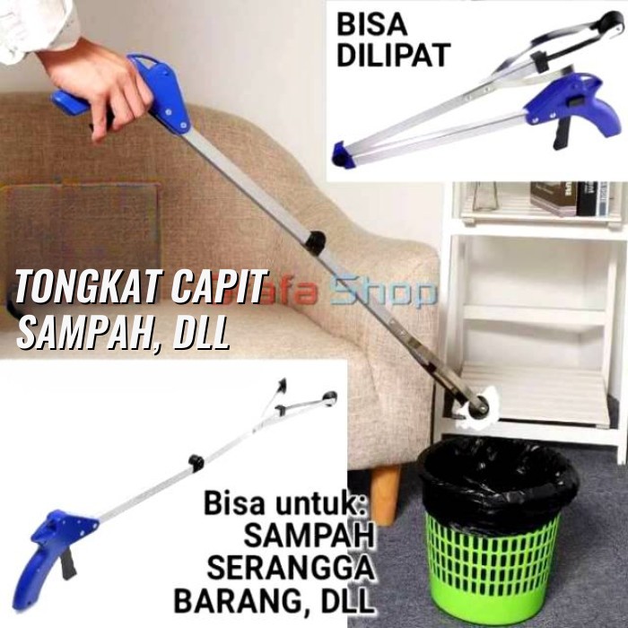 Jual Tongkat jepit serbaguna/ alat capit barang/ stick penjepit sampah ...