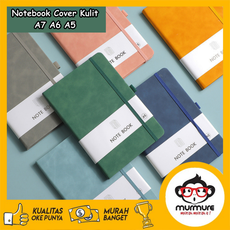 Jual MURMURE I NOTEBOOK COVER KULIT A7 A6 A5 BUKU DIARY CATATAN KECIL BUKU TULIS MEMO MOTIF ...