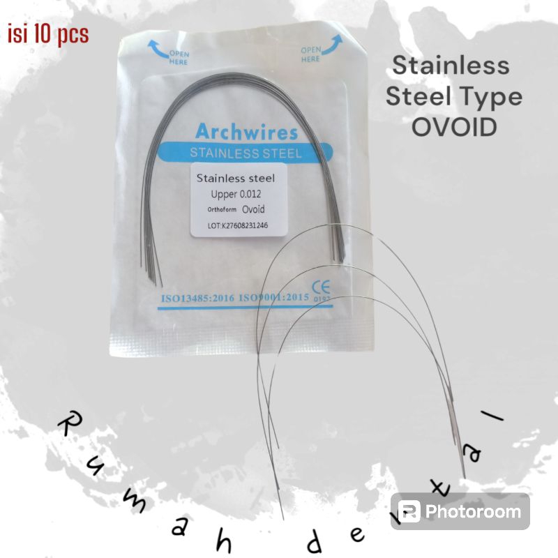 Jual Kawat Gigi Stainless Steel Kawat Behel Stainless Steel Type OVOID ...