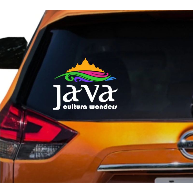 Jual cuttinf sticker java culture wonderfull sticker pesona indonesia ...
