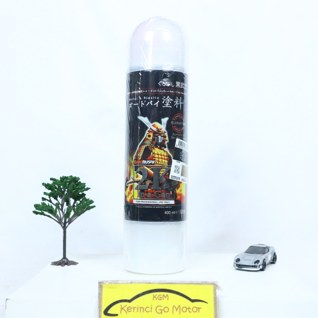 Jual Samurai Kurobushi 2K Top Coat CLEAR 2K01 400ml Spray Paint Cat ...
