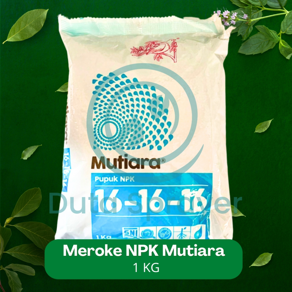 Jual MEROKE Pupuk NPK Mutiara Meroke 16 16 16 - KEMASAN PABRIK 1 KG | Shopee Indonesia